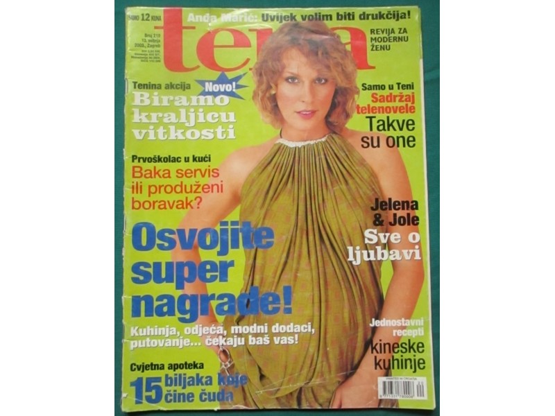 Tena,Revija Za Modernu Ženu-Br.219,2003.Anđa Marić