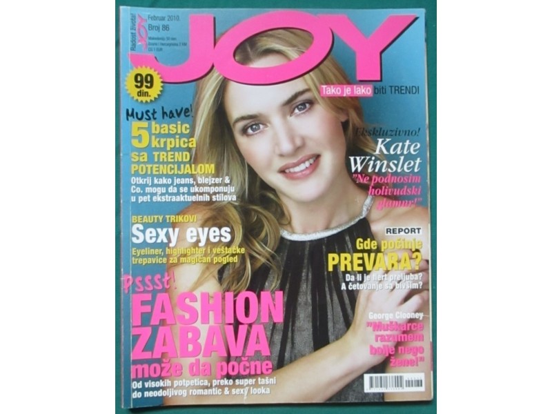 JOY- Broj 86, Godina 2010. Kate Winslet