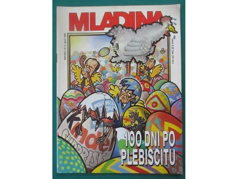 Mladina-Br. 14, Godina 1991. Slovenački Časopis