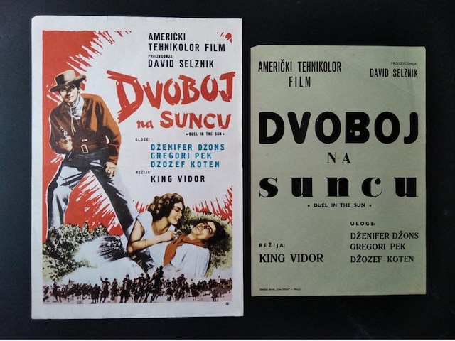 Dvoboj na suncu / Duel in the Sun, 1946 g. Retko !!!