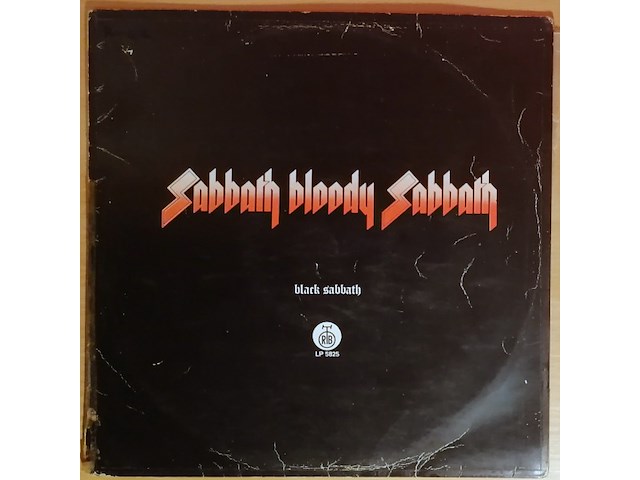 LP BLACK SABBATH - Sabbath Bloody..., MISPRINT, RETKO