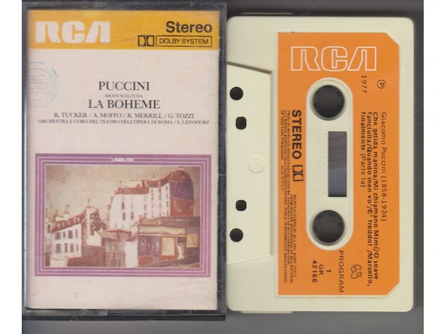 PUCCINI LA BOHEME / kolekcionarski `77. - ekstrA