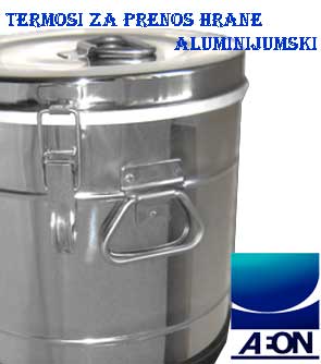 TERMOS 10L ALUMINIJUMSKI ZA PRENOS HRANE