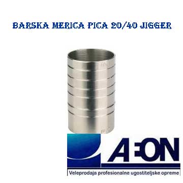 Barska merica pica dvojna 20-40ml jigger INOX