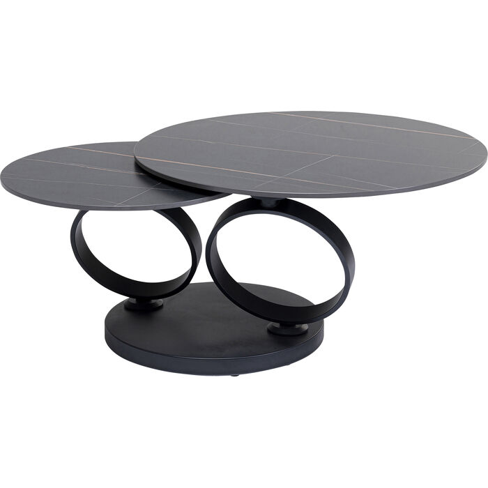 Coffee Table Beverly Black 133x80cm