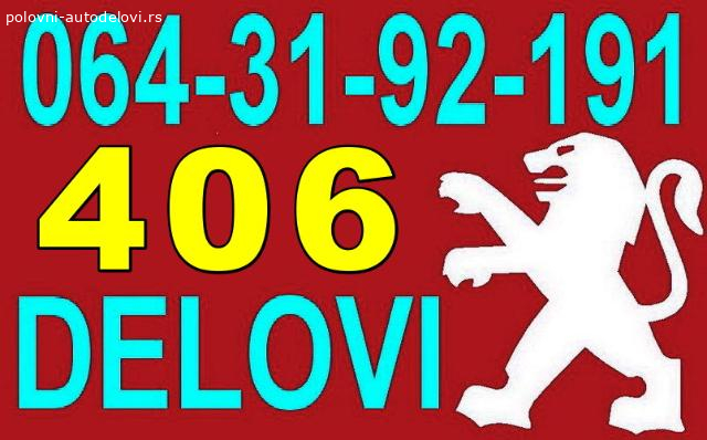 Pežo 406 STAKLO i DELOVI Peugeot razni polovni i novi