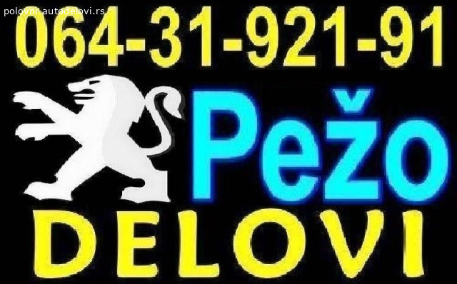 Pežo 206 DELOVI razni polovni i novi Peugeot