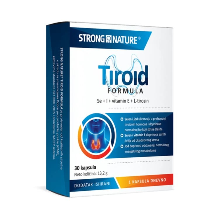 Strong Nature® Tiroid formula 30 kapsula