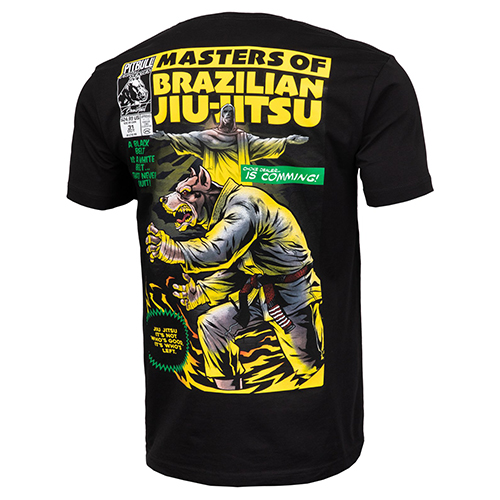 PIT BULL WEST COAST MASTER OF BJJ T SHIRT BLACK