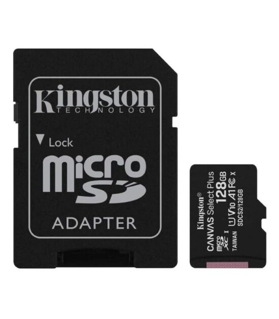 KINGSTON A1 MicroSDXC 128GB 100R Class 10 SDCS2/128GB + Adapter