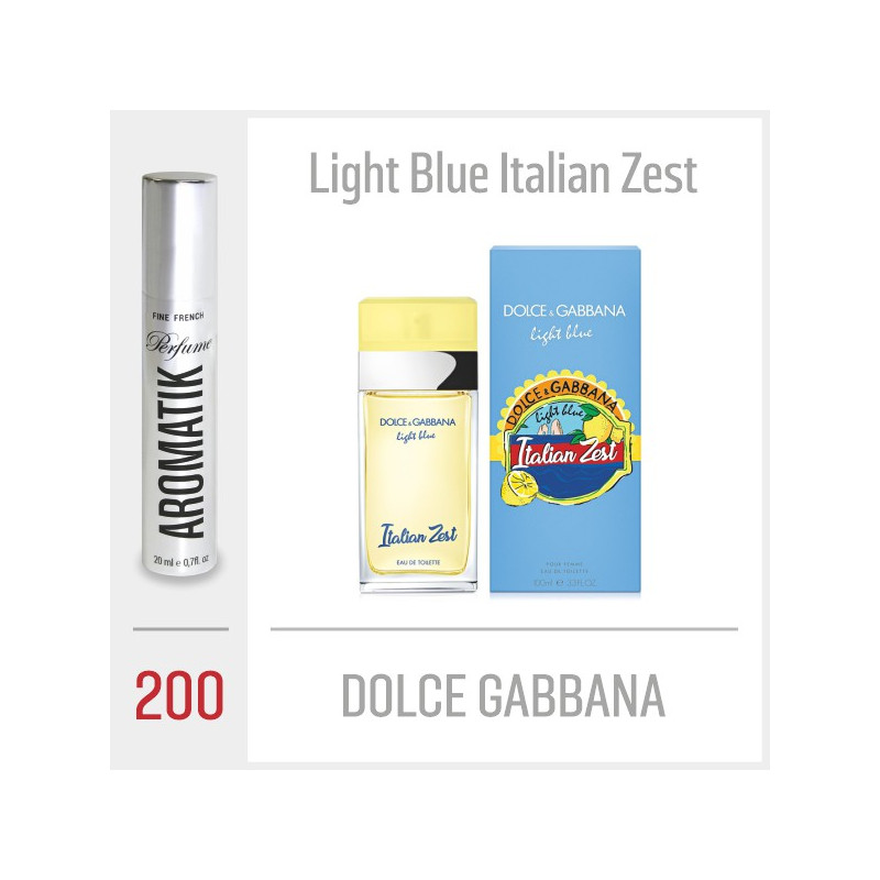 200 - DOLCE GABBANA / Light Blue Italian Zest