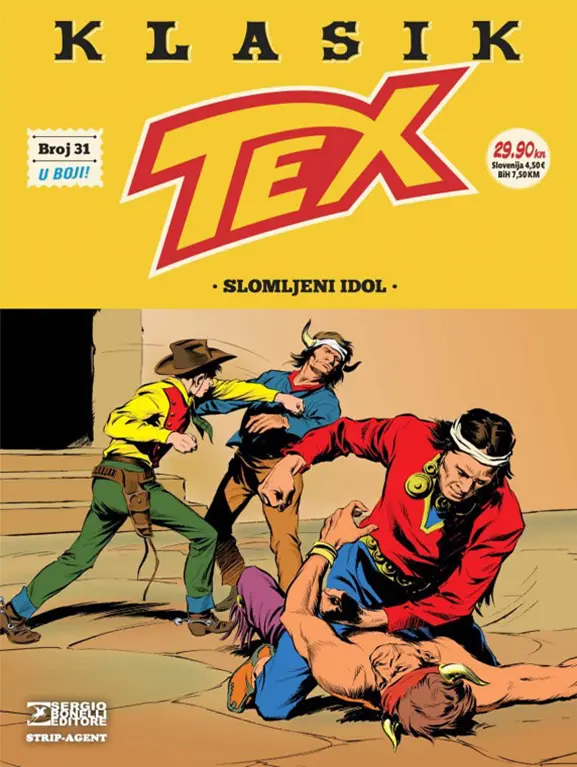 Strip agent TEX KLASIK 31 - Slomljeni idol