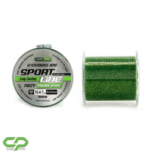 Najlon Carp Pro Sport Long Cast 300m 0.351mm Flecked Green