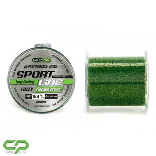 Najlon Carp Pro Sport Long Cast 1000m 0.335mm Flecked Green