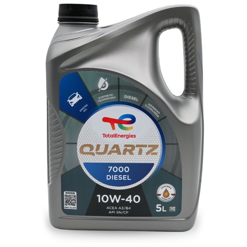 Motorno ulje TOTAL Quartz 7000 Diesel 10W40 5 L