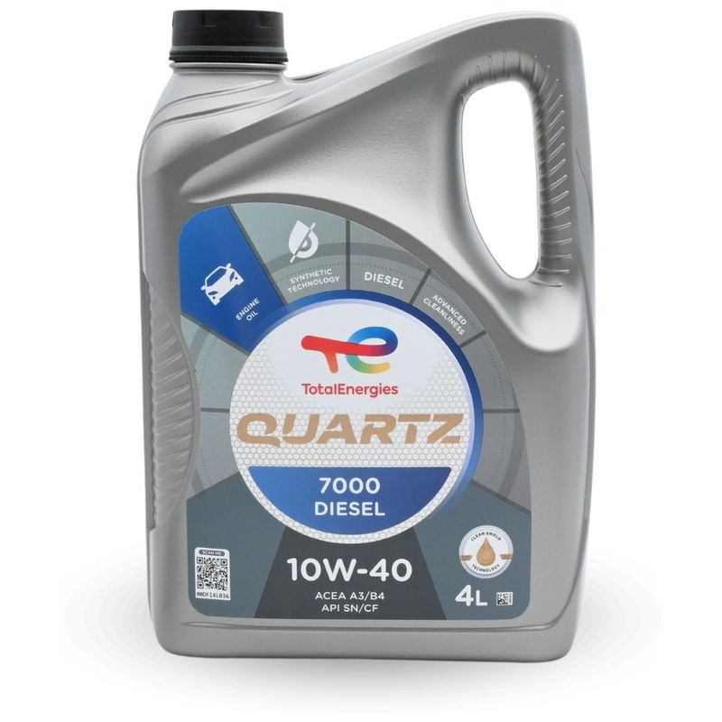 Motorno ulje TOTAL Quartz 7000 Diesel 10W40 4 L