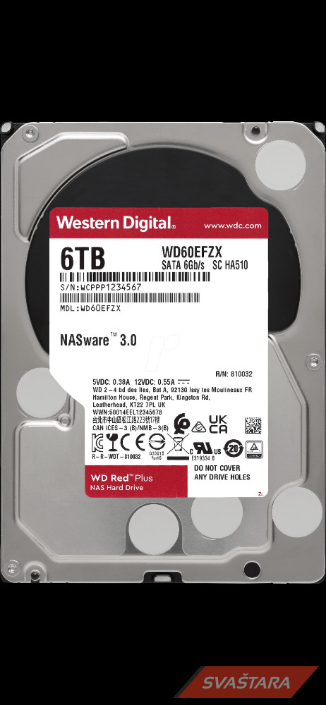 WD Red plus 6 TB