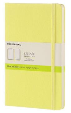 Notebook Large Plain Citron Yellow Hard Cover