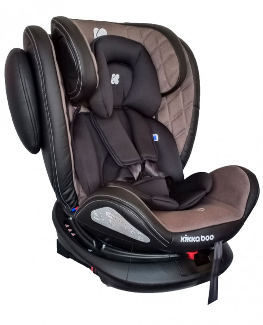 KikkaBoo autosedište 0-1-2-3 (0-36 kg) stark isofix beige ( KKB70024 )