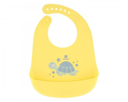 KikkaBoo silikonska portikla sea world turtle yellow ( KKB30010 )