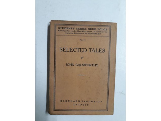 Selected tales, John Galsworthy