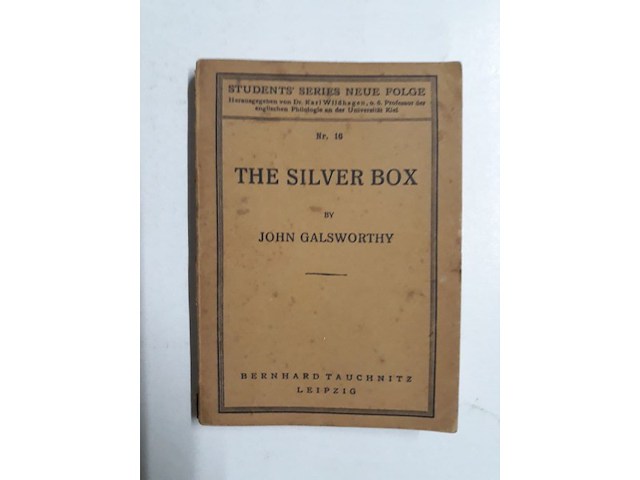 The silver Box, John Galsworthy