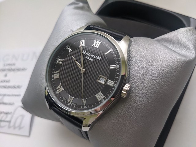 * Muški ručni sat Magnum Swiss Gentleman Black NOVO