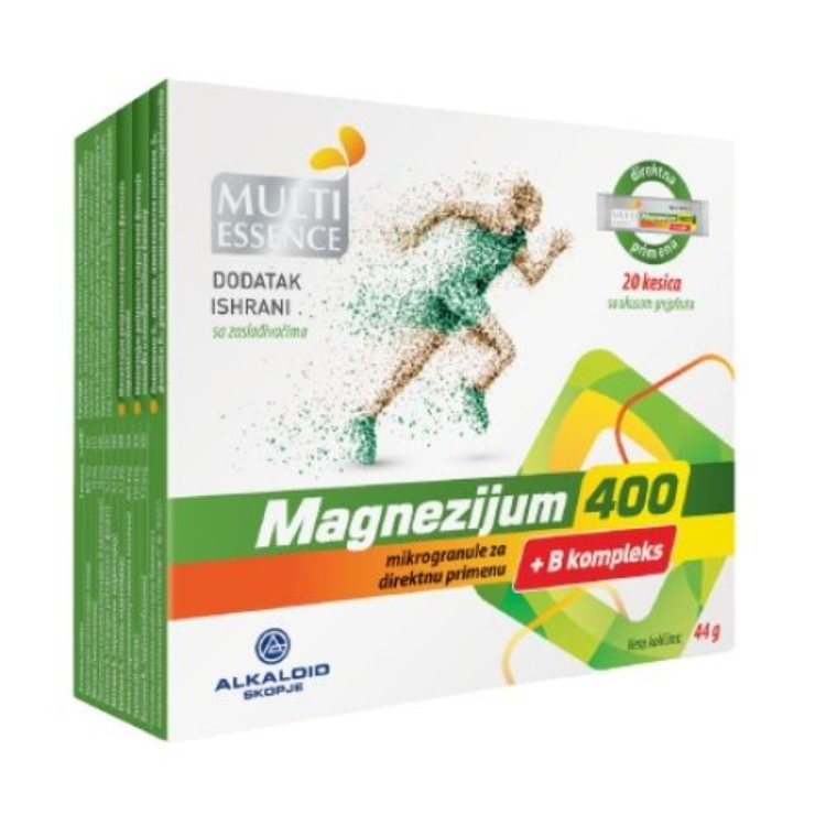 Magnezijum 400 + B kompleks 20 kesica