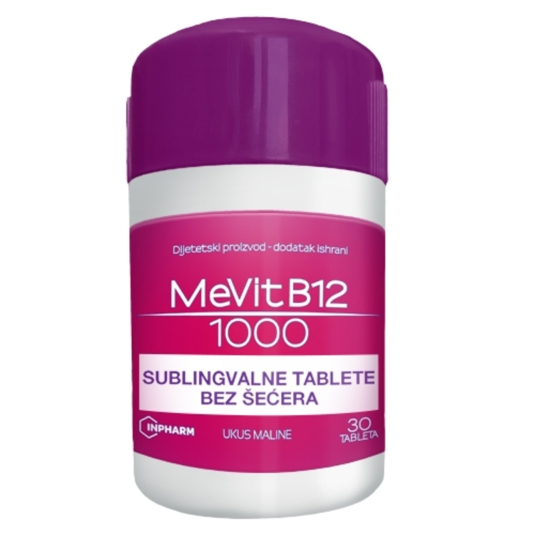 MeVit B12 1000mcg 30 tableta