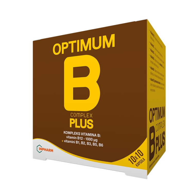 Optimum B Complex Plus 100 kapsula