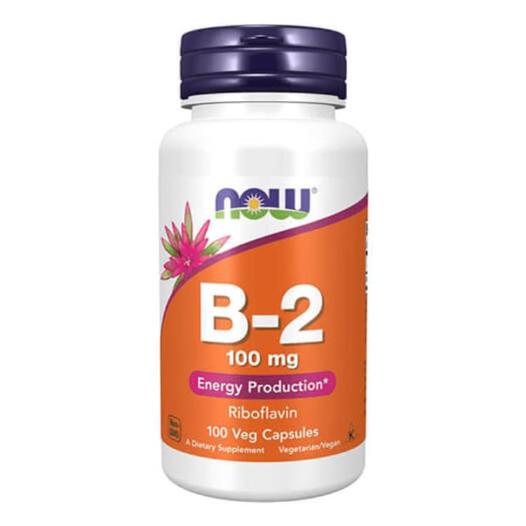 Now vitamin B-2 vitamin 100mg, 100 kapsula