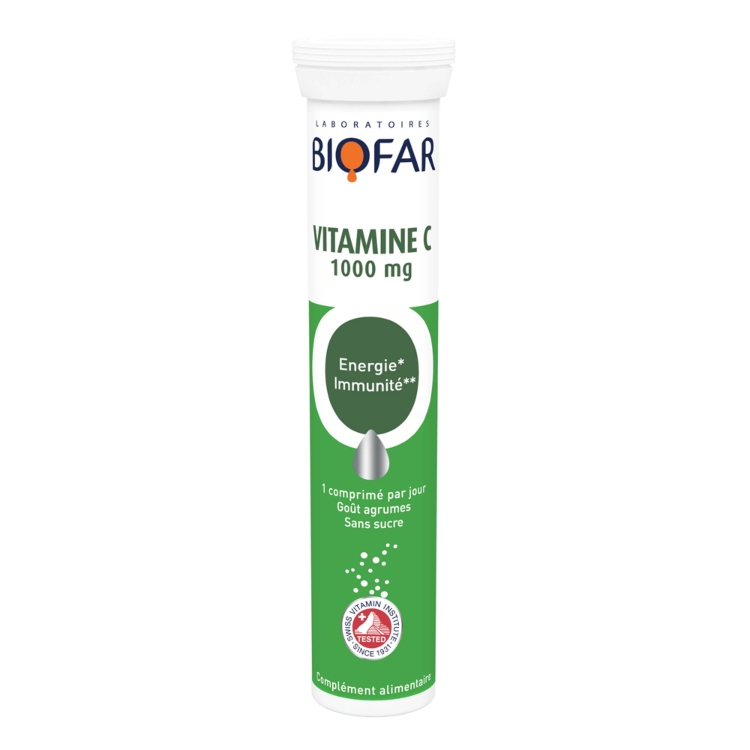 Biofar vitamin C 1000mg 20 šumećih tableta