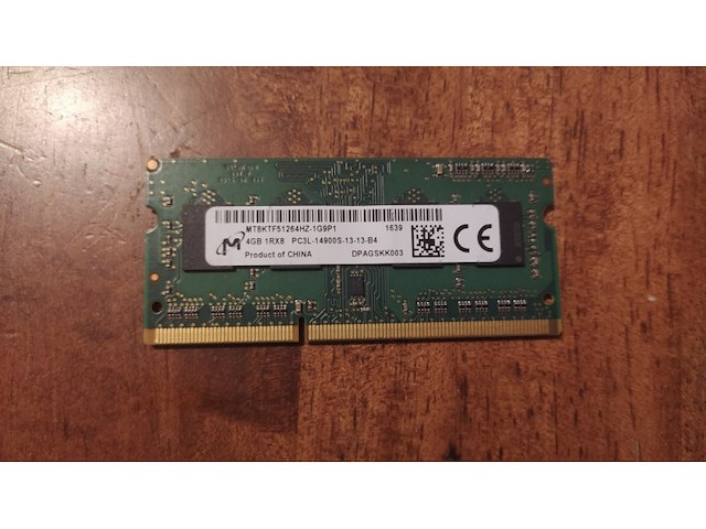 Ram memorija DDR3 Micron 4GB , 1866Mhz , low voltage