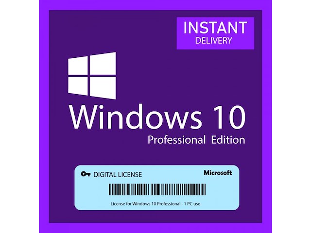 ORIGINAL licenca Windows 10 Pro Professional Win 32/64