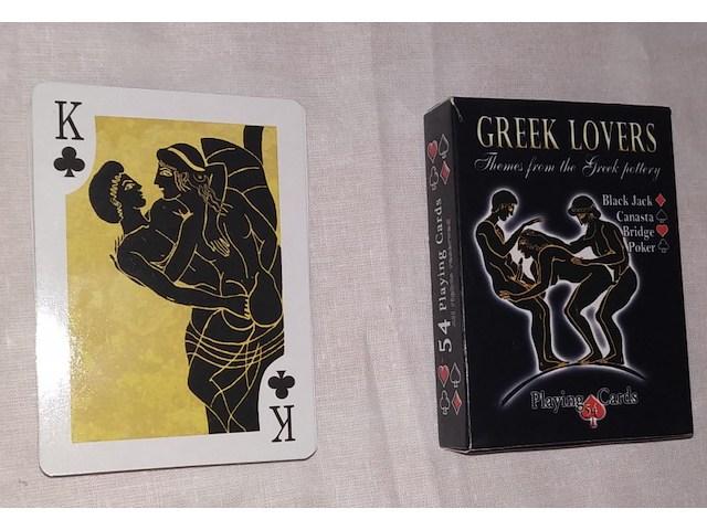 Greek Lovers, 54 playing cards