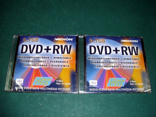 MEDION DVD+RW 4,7GB (2-KOM)