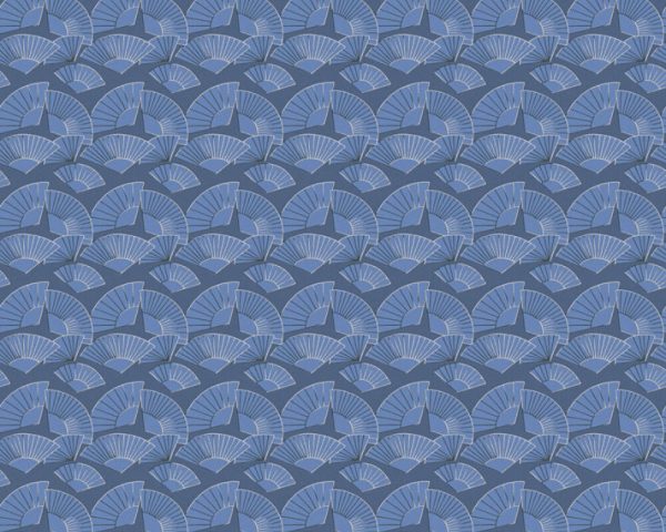 Karl Lagerfeld Wallpaper «Graphics, Black, Blue, Metallic» 378474