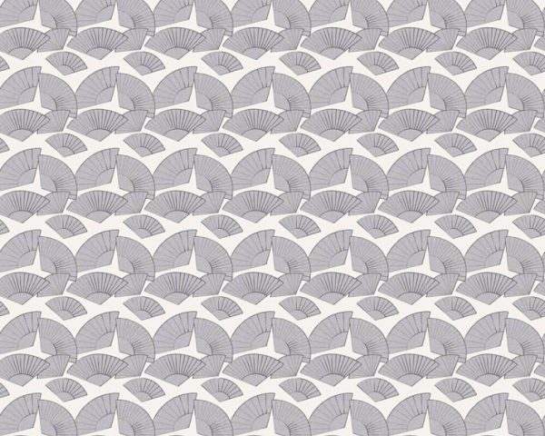 Karl Lagerfeld Wallpaper «Graphics, Black, Metallic, White» 378476