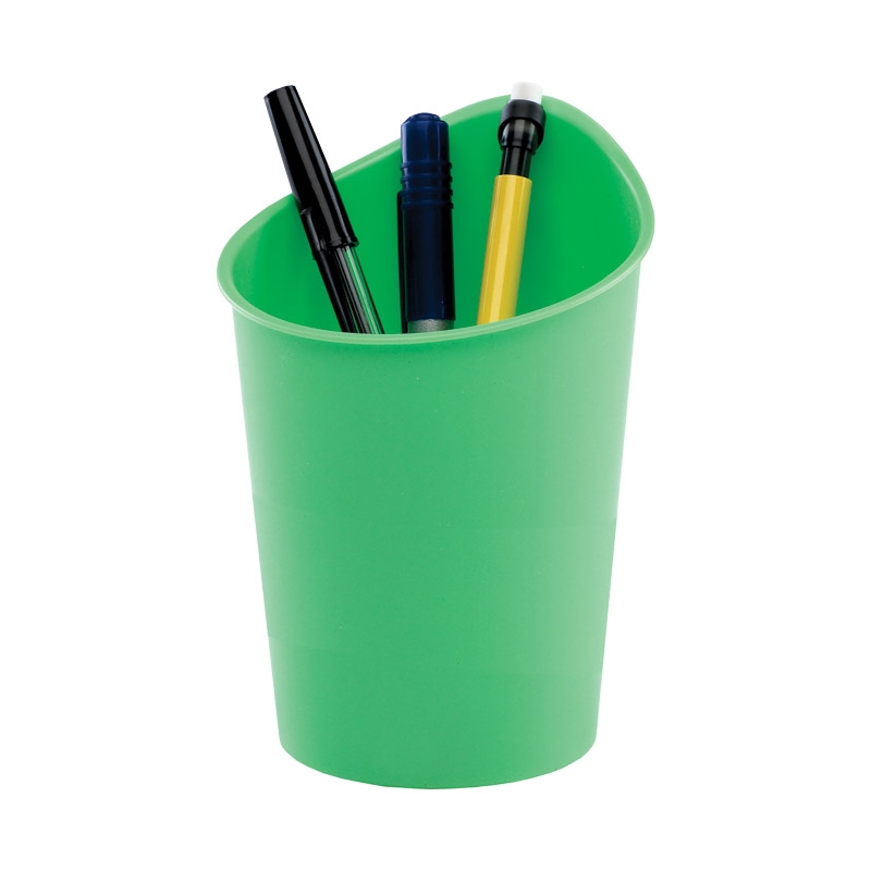 Čaša za olovke pp okrugla fi-10x15mm Green2Desk Fellowes 0016101 zelena