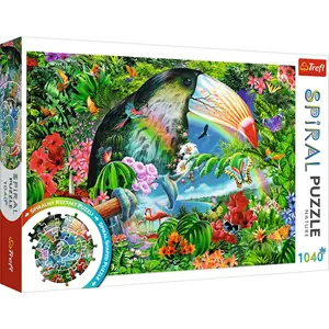 Trefl PUZZLE 1040 SPIRAL TROPICAL ANIMALS 40014