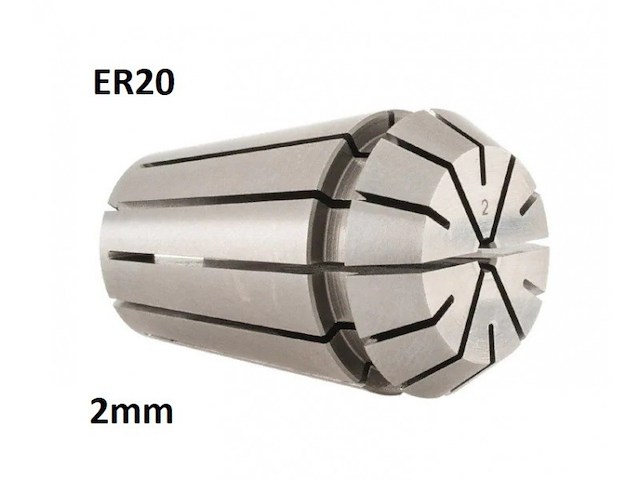 Stezna caura ER20 - 2mm - Elasticna caura
