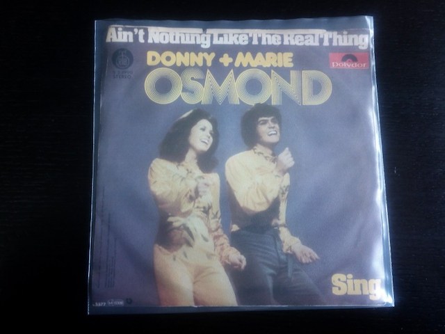 SS Donny + Marie Osmond - Ain`t Nothing Like The Real