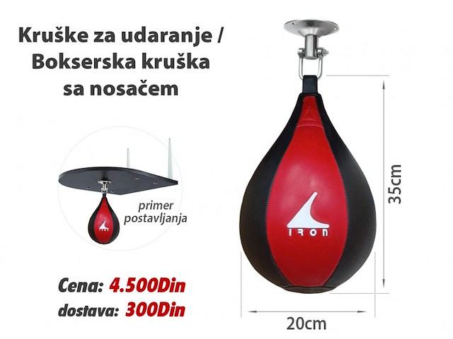 Kruške za udaranje / Bokserska kruška sa nosačem