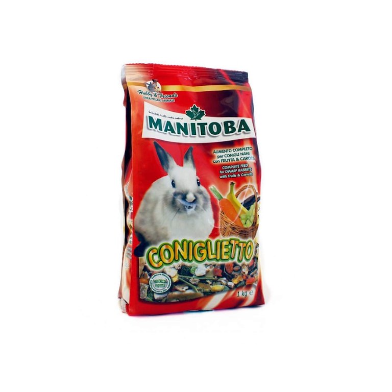 Manitoba hrana za zečeve miscuglio coniglietto 1kg manitoba