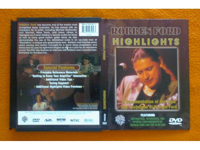 ROBBEN FORD - Highlights (DVD video) Made in USA