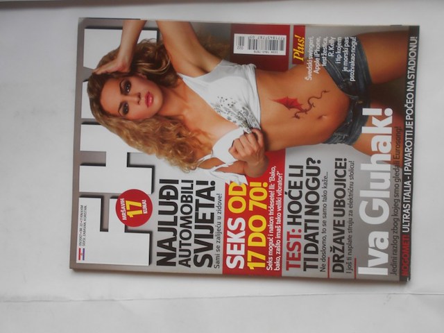 FHM Hrvatska br.22, 9/2007.  Iva Gluhak