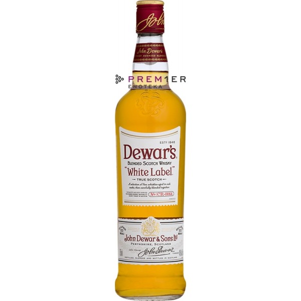 Dewarʼs White Label Blended Scotch Whisky 0.70l