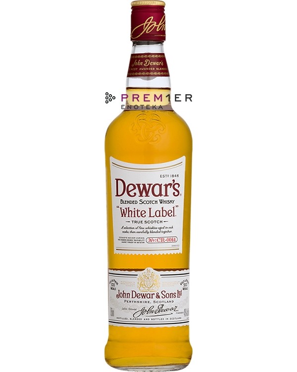 Dewarʼs White Label Blended Scotch Whisky 0.70l