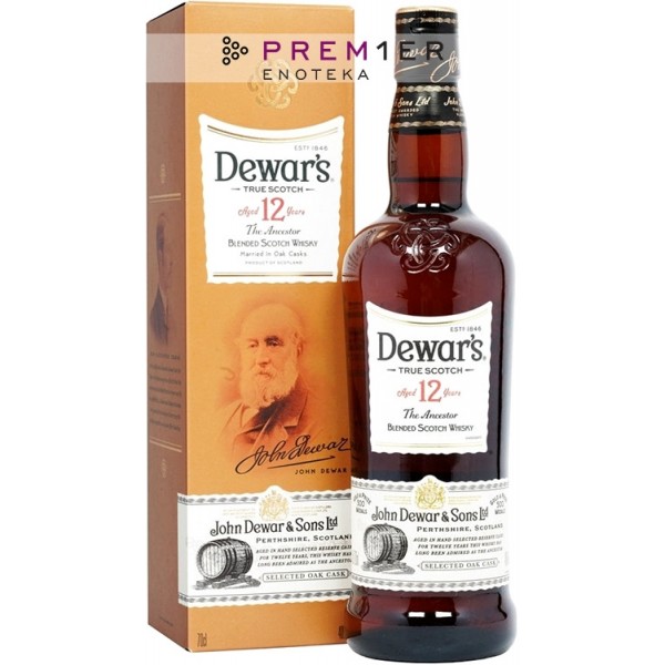 Dewarʼs 12YO Blended Scotch Whisky 0.70l