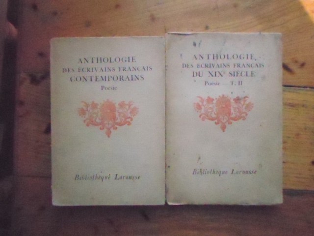 ANTHOLOGIE DES ECRIVAINS FRANCAIS CONTEMPORAINS DU XIX